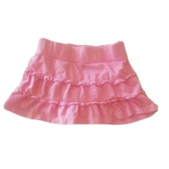 Toughskins | Bottoms | Toughskins Girls Pink Ruffle Skirt Size 24 ...